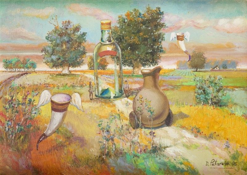 David Pataraia | Pejzaż z dzbankiem (2005) | MutualArt