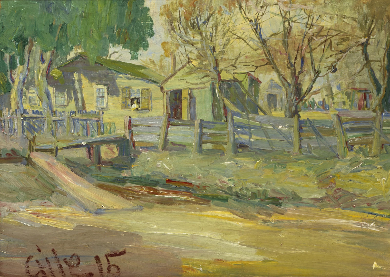 Selden Connor Gile | Western homestead (1915) | MutualArt