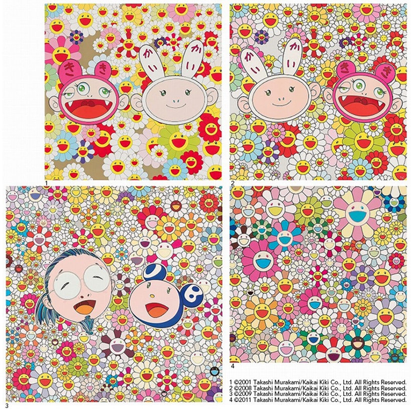 Takashi Murakami | 4 Works: Kaikai Kiki News, Kaikai Kiki News NO2, Me and Mr. DOB & Flower ...