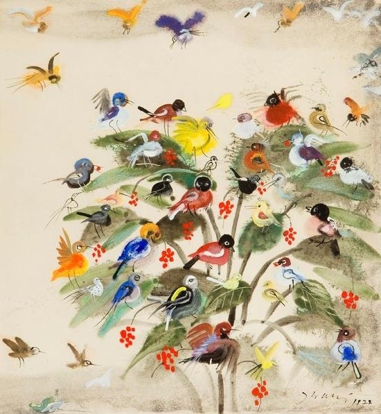Józef Wilkon | Birds | MutualArt