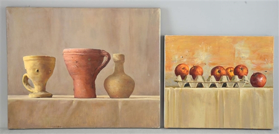 Eric Rimmington | 2 works, Standing Clay ; Six over Seven | MutualArt