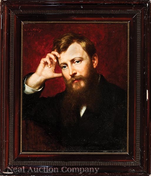 George P.A. Healy | Portrait of Helen, Mrs William Stanley Haseltine ...