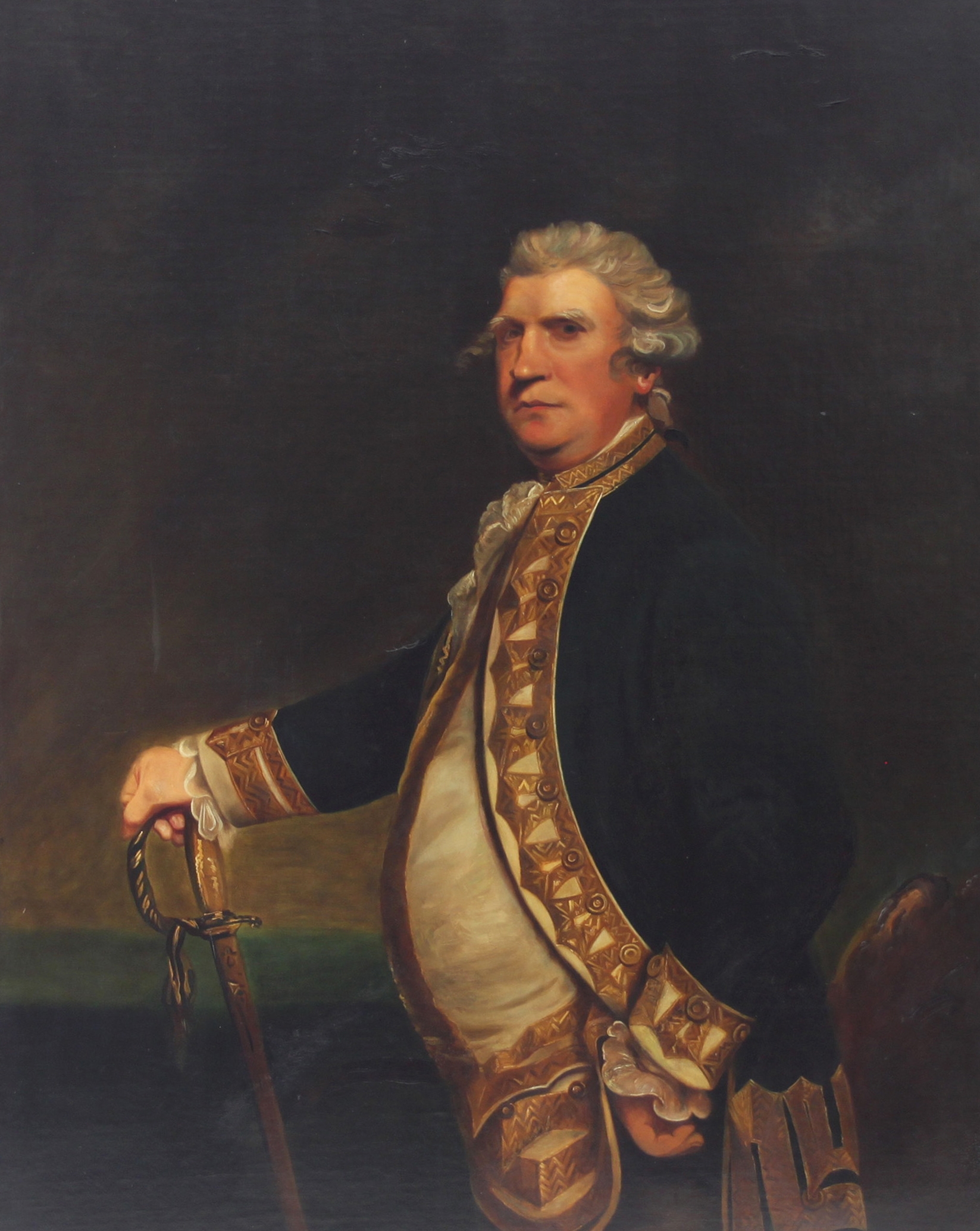 Sir Joshua Reynolds | Portrait of Augustus, Admiral Viscount Keppel ...