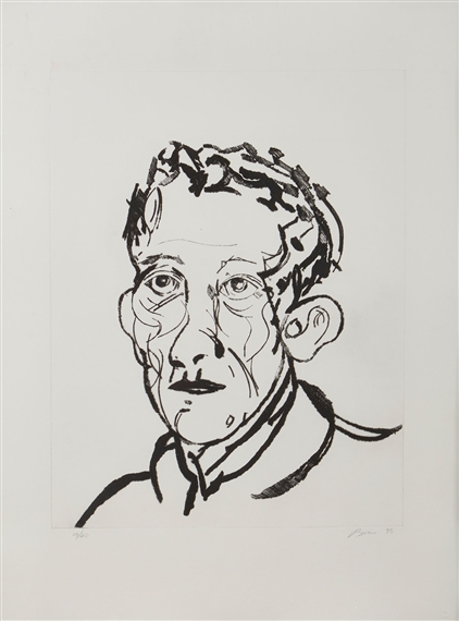 Tony Bevan | Portrait Man (1995) | MutualArt