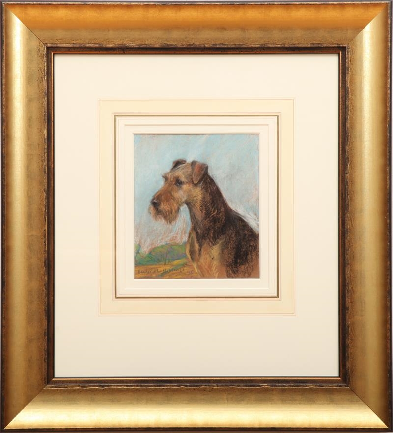 Howard Hastings | Portrait of a Lakeland Welsh Terrier (1935) | MutualArt