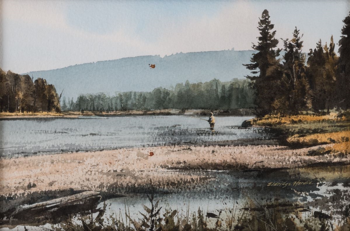 Eldridge Hardie | Buffalo Ford-Yellowstone River (1988) | MutualArt