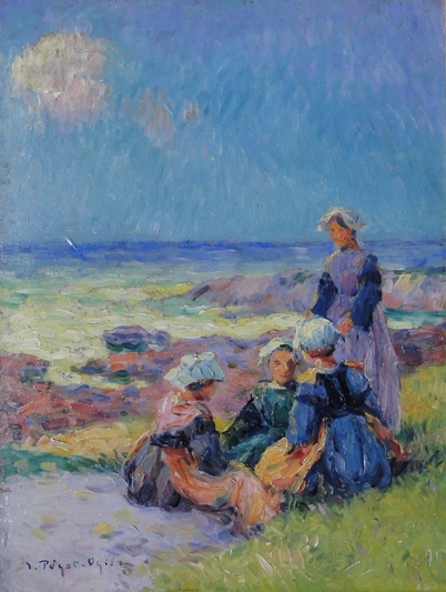 Jean Bertrand Pegot-Ogier | Soir à Doëlan (1913) | MutualArt