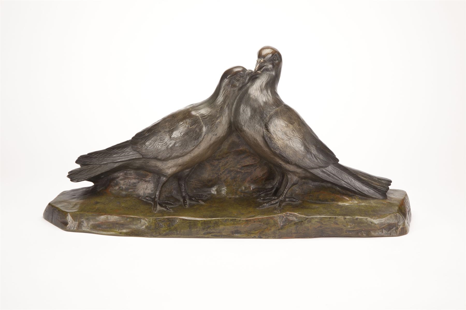 Joseph d'Aste | Bronze Doves | MutualArt