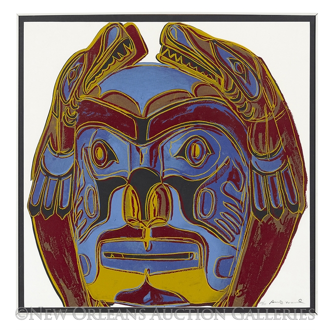 Andy Warhol | Northwest Coast Mask | MutualArt