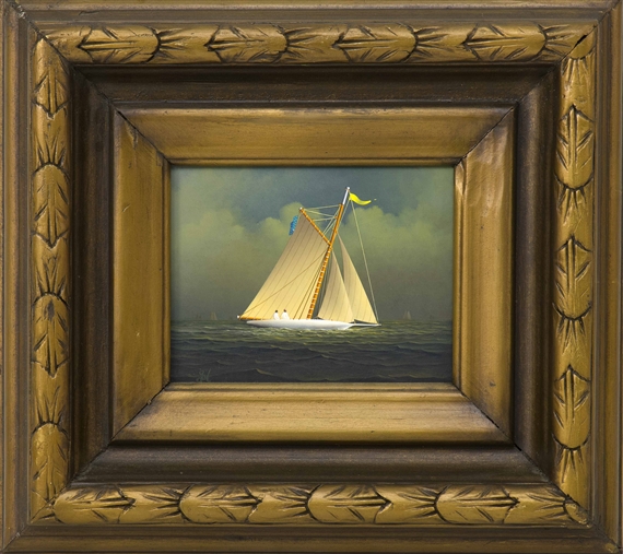 George Nemethy | Sloop under full sail | MutualArt