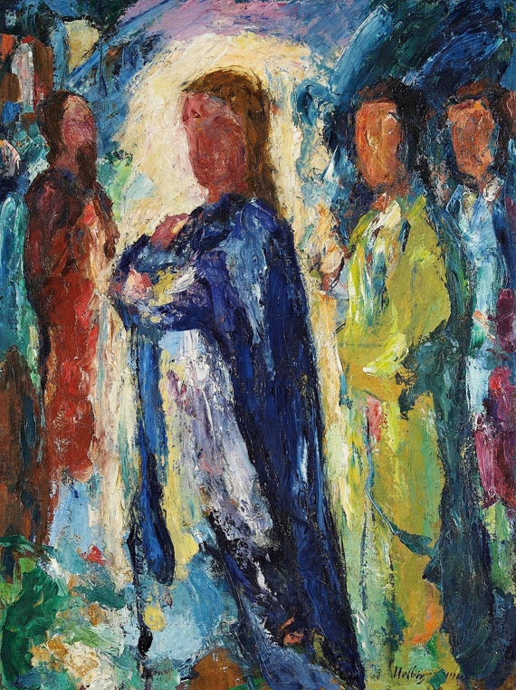 Walter Helbig | Schreitender Christus (1919) | MutualArt