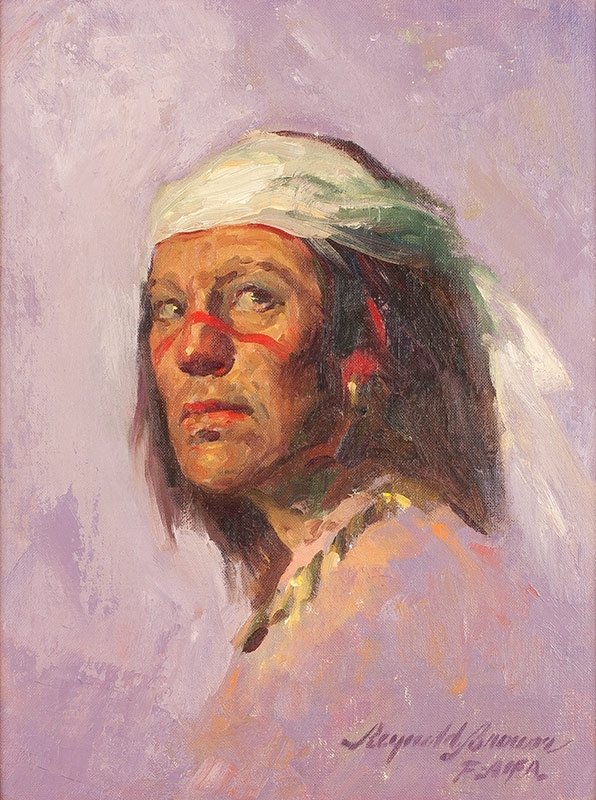 Reynold Brown | Indian Portrait | MutualArt