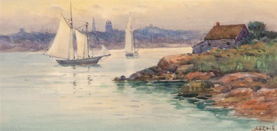John A. Cook | Four Watercolors | MutualArt