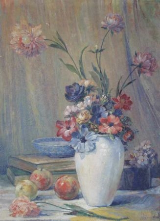 Joan Linder | Still Life with Flowers | MutualArt