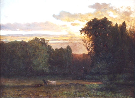 George Inness | Sunset | MutualArt