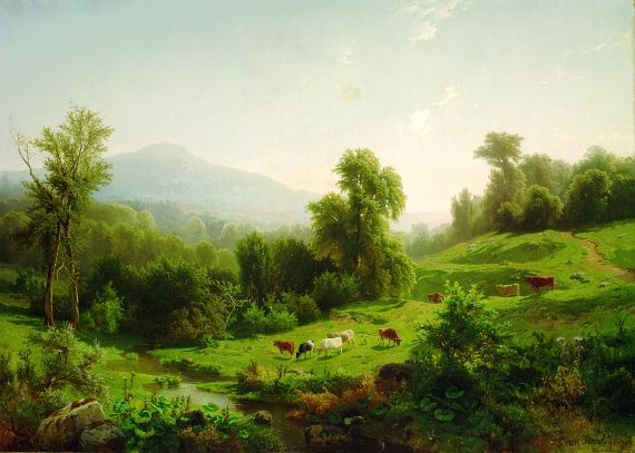 Jacobus Stachouwer | Morning in mountain landscape | MutualArt
