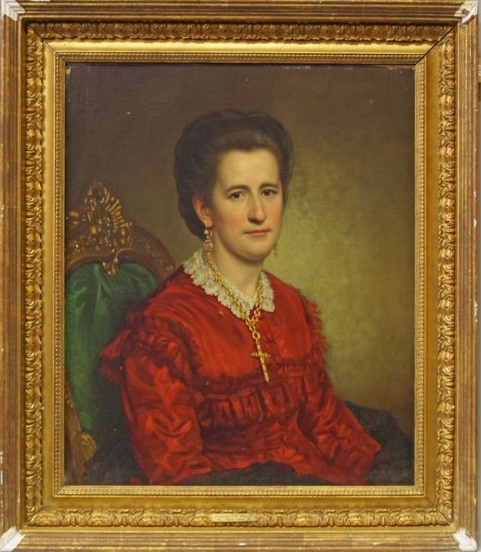 George P.A. Healy | Portrait of Helen, Mrs William Stanley Haseltine ...