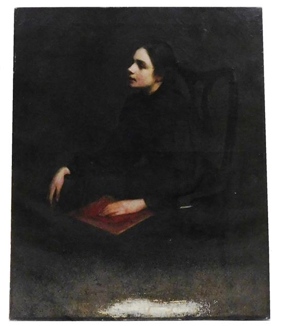 DeWitt Clinton Peters | Portrait of Young French School Girl (1892 ...