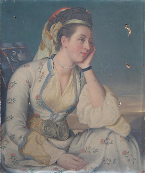 Anglo-Indian School, 18th Century | Portrait of a Lady (Circa 1800 ...