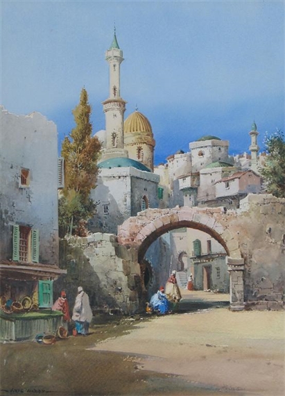 Cyril Hardy | Street in Palestine | MutualArt