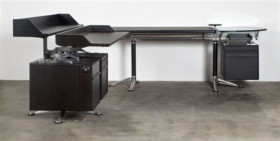 Bruce Burdick | Executive L-shaped desk (1980) | MutualArt