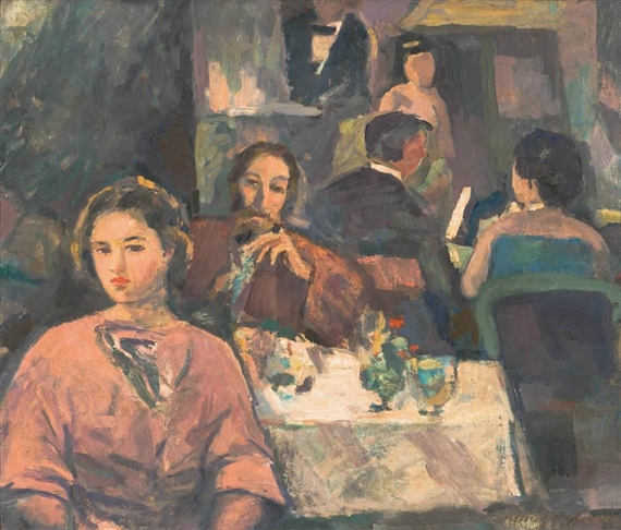 William Frater | The Cafe, Paris | MutualArt