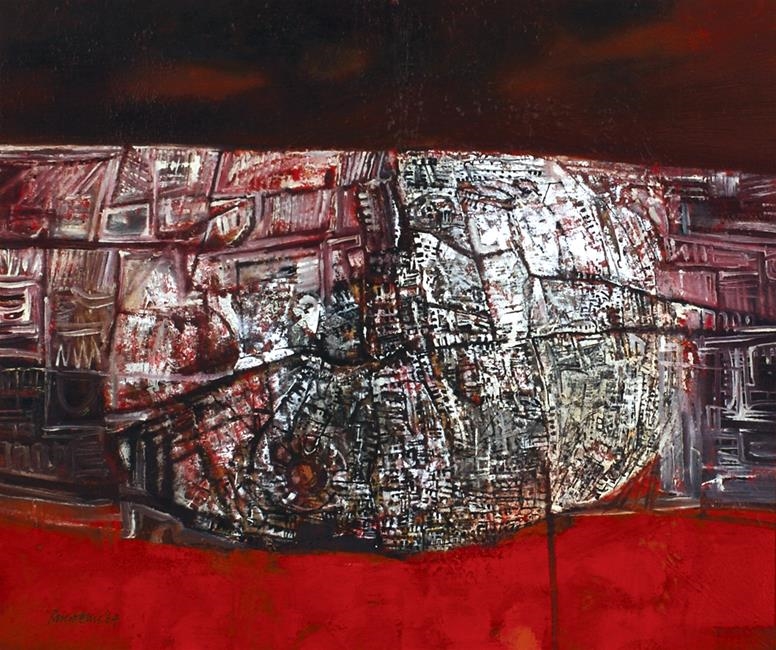 Robert Ellis | City Extending Across the Landscape (1964) | MutualArt