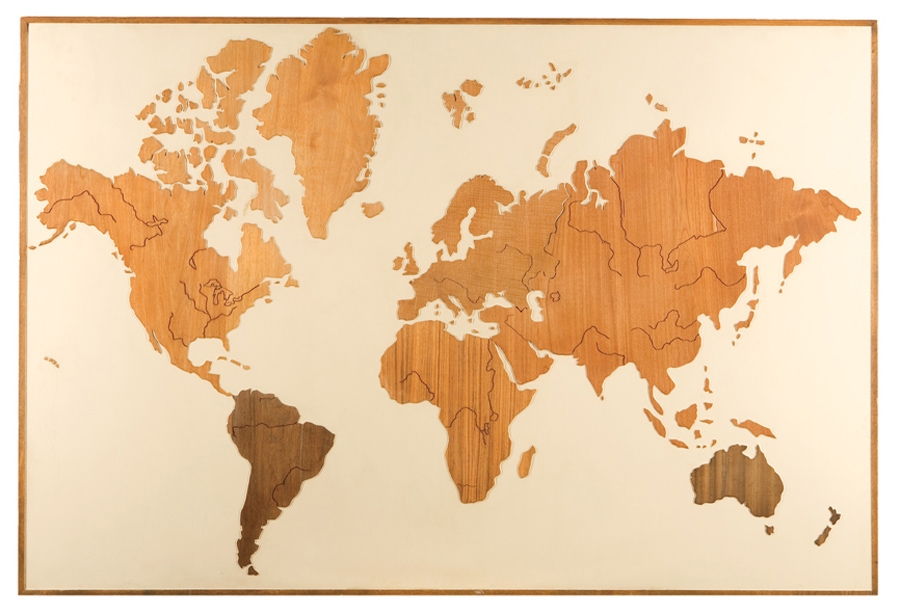 Frank Rohloff | Map of the world (Circa 1970) | MutualArt
