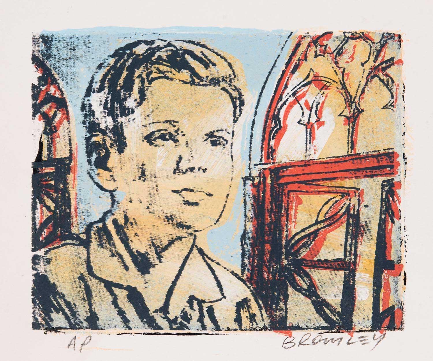 David Bromley | Boy and Architecture | MutualArt