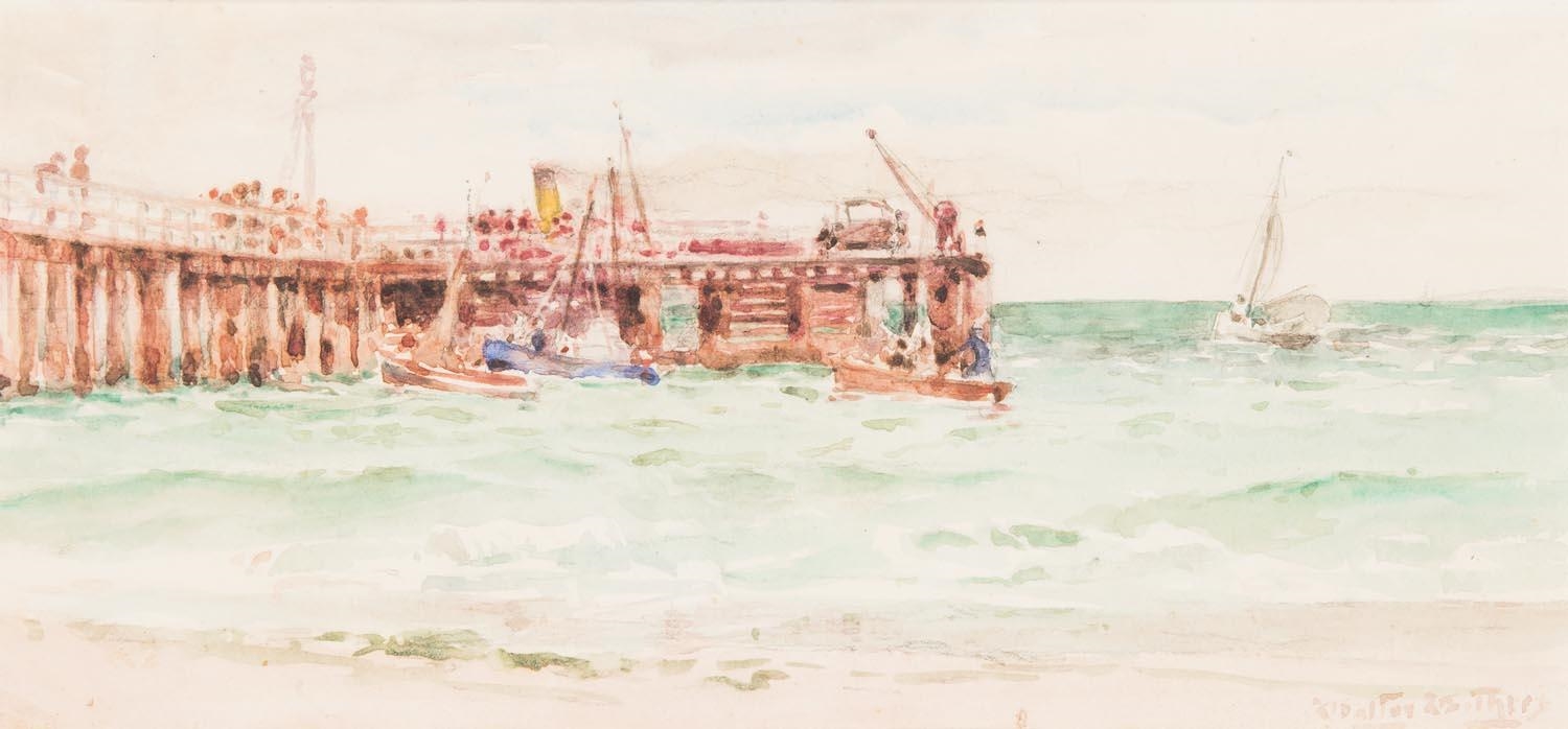 Walter Withers | View of Albury from the Murray River (1892) | MutualArt