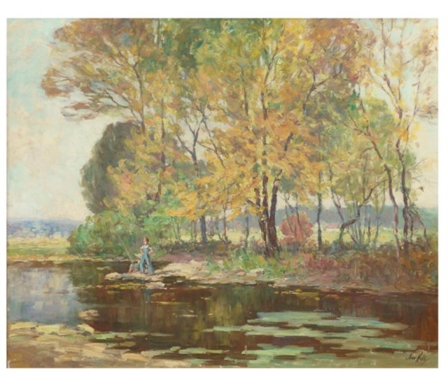 Jess Hobby | The Old Mill Stream (Circa 1920s) | MutualArt