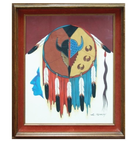 Al Momaday | A Warrior and His Shield (1960 - 1970) | MutualArt