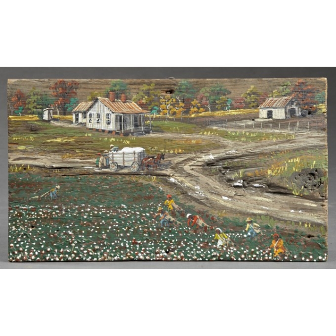 Mildred Feazel | Weighing in at the Cotton Wagon (20th Century) | MutualArt