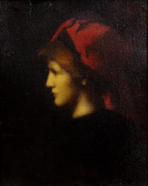 Jean-Jacques Henner | UNTITLED: Portrait of St. Fabiola | MutualArt