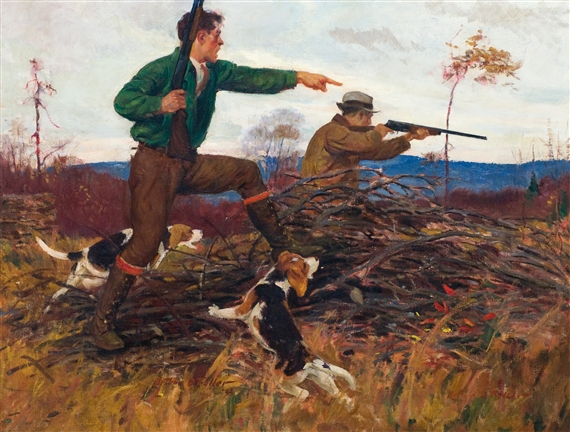 Arthur Davenport Fuller | There He Goes! (1933) | MutualArt