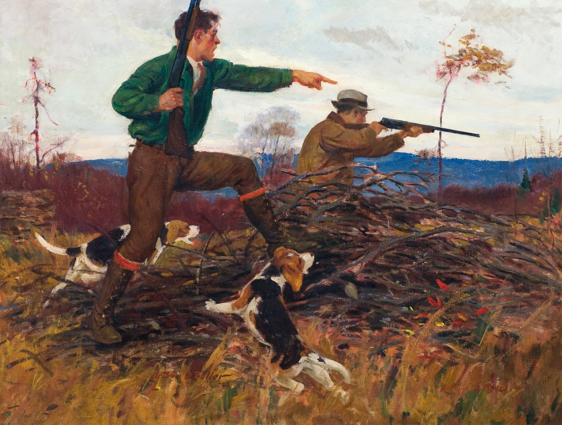 Arthur Davenport Fuller | There He Goes! (1933) | MutualArt