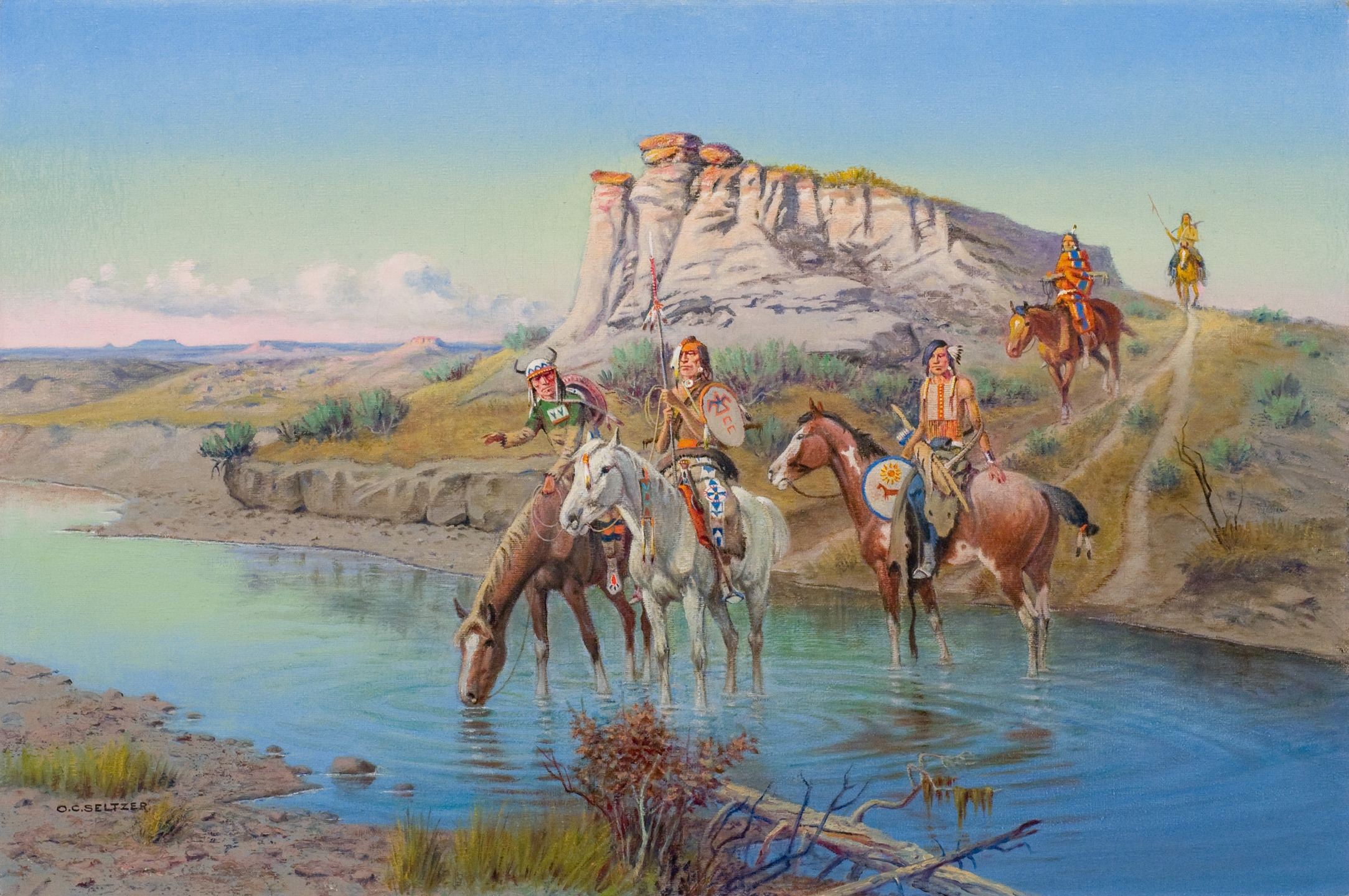 Olaf C. Seltzer | Warriors | MutualArt