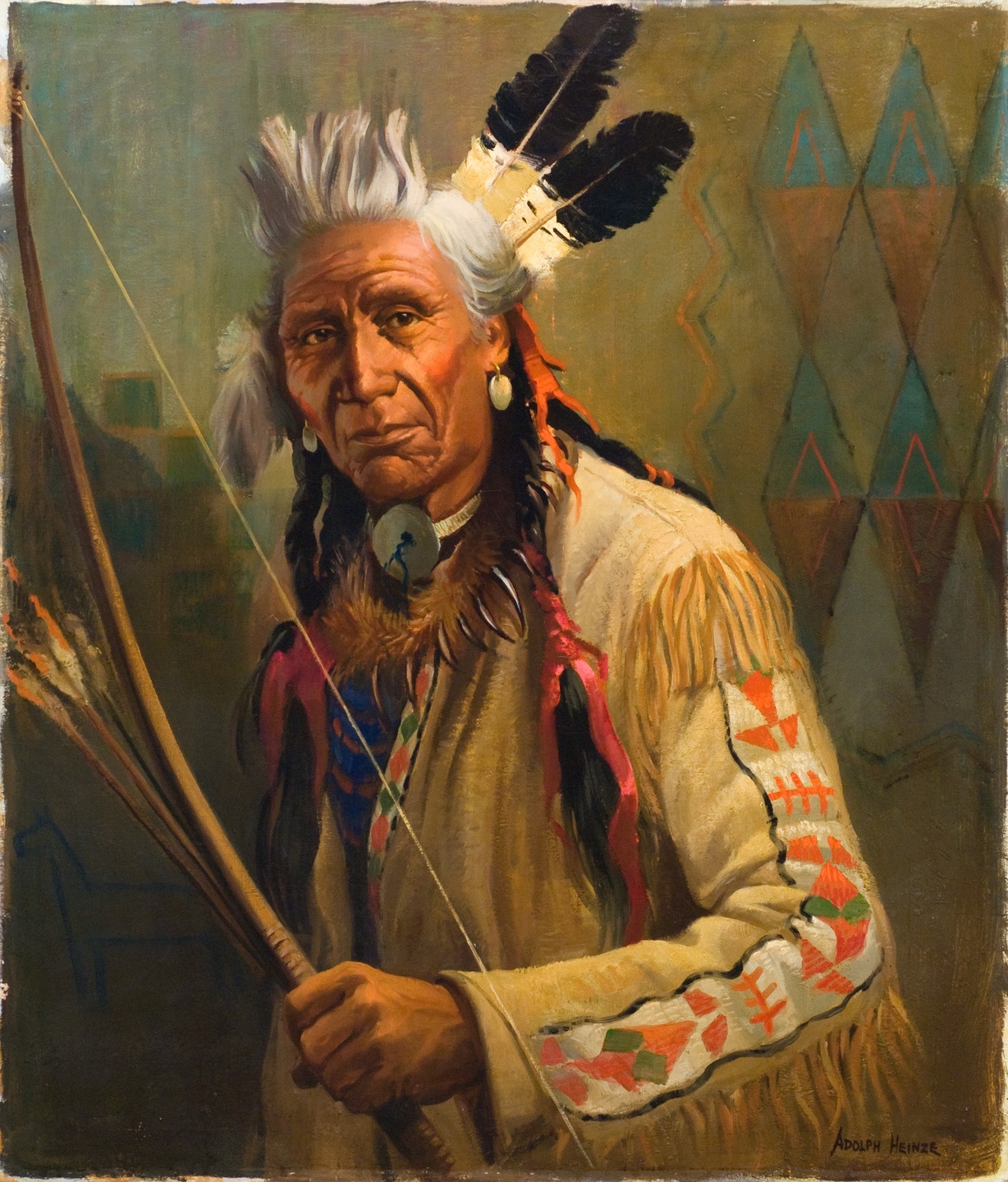 Adolph Heinze | Chief Weasel Tail | MutualArt