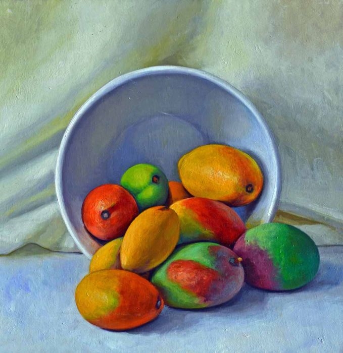 Crispin Akerman | 3 works: Lemons; Figs; Peaches (1998) | MutualArt