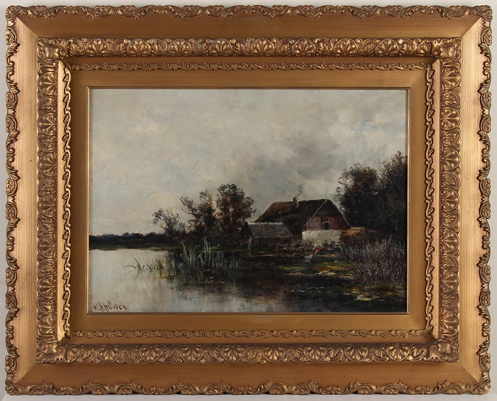 William Henry Hilliard | COTTAGE SCENE | MutualArt