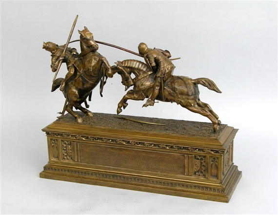 Alfred Emilien Nieuwerkerke | The Joust or Mort de Monseigneur le Duc ...