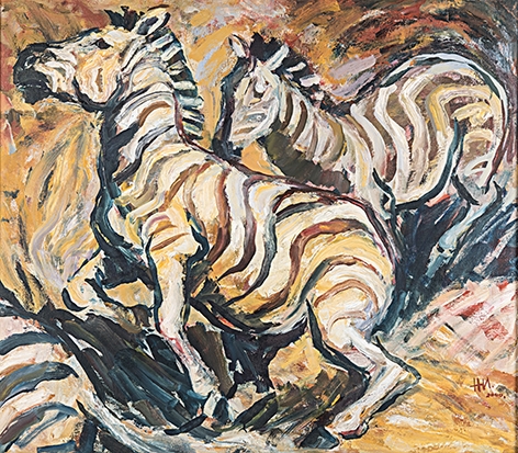 Hennie Niemann Junior | ZEBRAS (2000) | MutualArt
