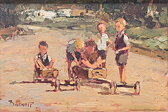 Willem Boshoff | CHILDREN PLAYING IN THE STREET | MutualArt