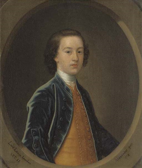 John Alexander | Portrait of Lord Lewis Gordon, aged 13, half-length ...