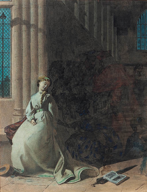 Adelaide Claxton | Dreams of the past (1868) | MutualArt