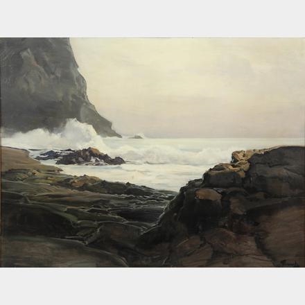 Frederick Judd Waugh | RUM ROW (1922) | MutualArt