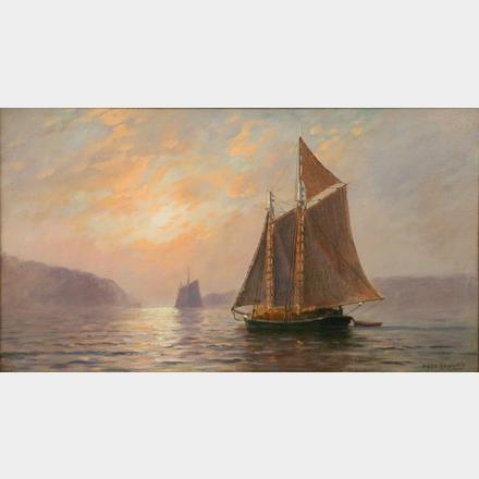 Fred Pansing | Hudson River Schooners (Circa 1890) | MutualArt