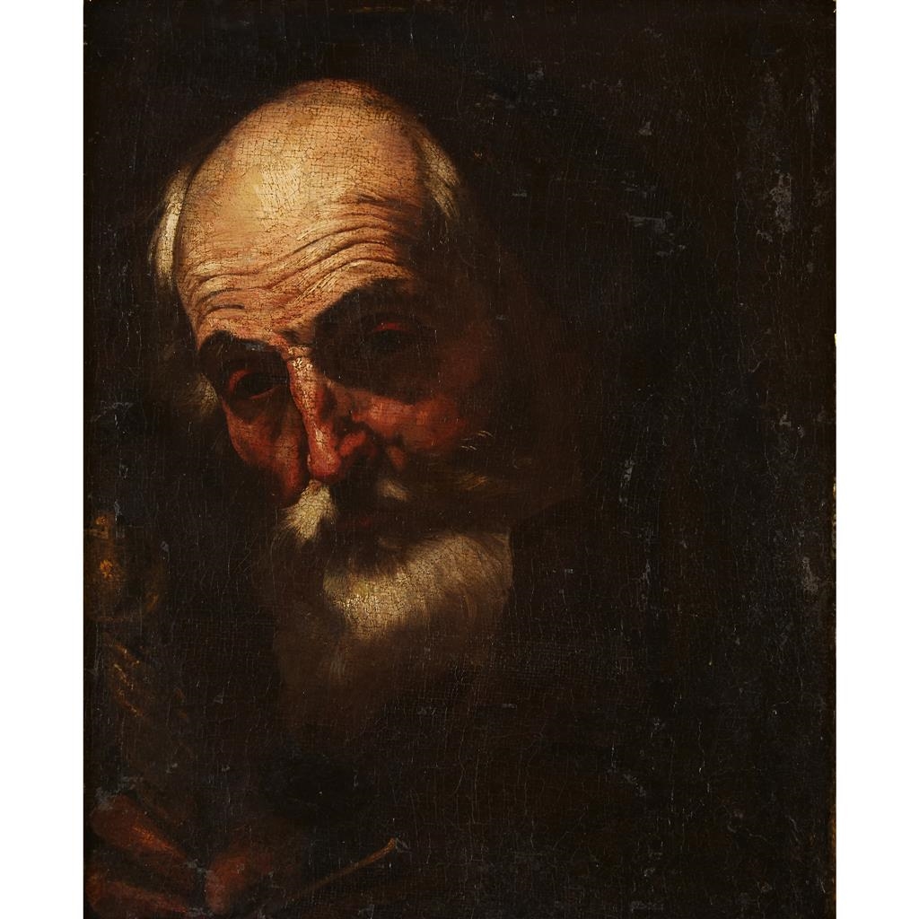 Italian School, 18th Century | Portrait Of A Saint | MutualArt