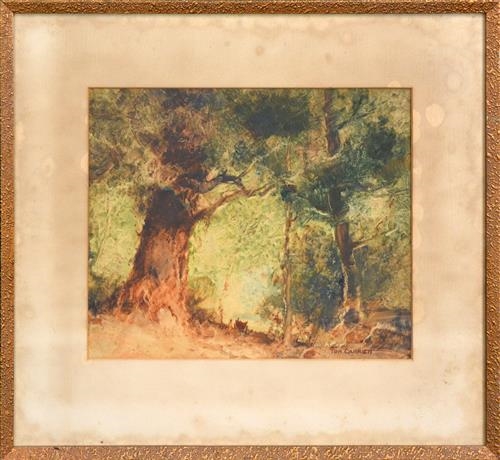 Tom Garrett | Untitled (Figure in the Woods) | MutualArt