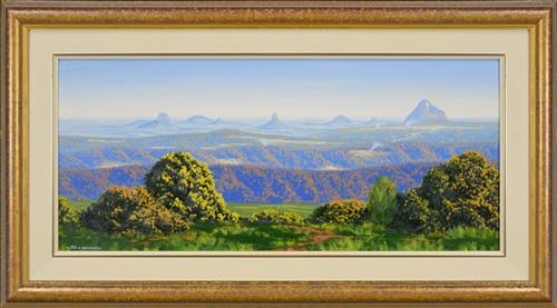 Todd Whisson | Glasshouse Mountains from Maleny | MutualArt